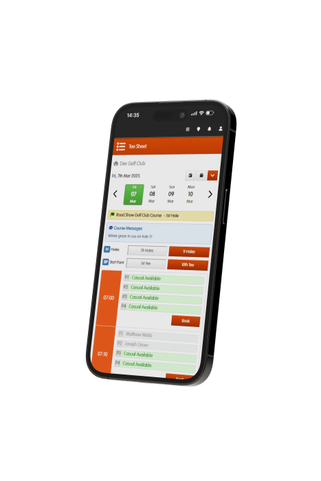 What the newly improved ClubV1 Booking system can do for your golf club ...