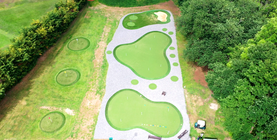 The new short game area targeting junior golfers at Coombe Wood Golf ...